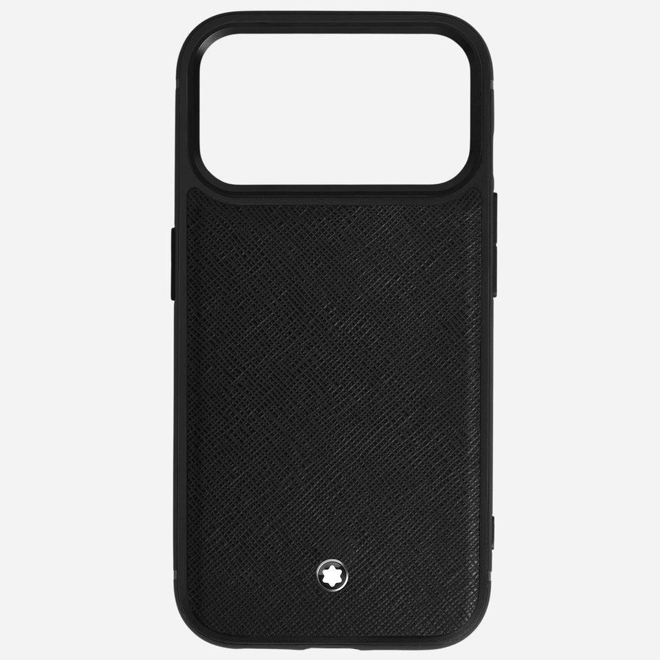 Black Sartorial Leather Hardshell Case for iPhone 17 Pro – Wheelers ...