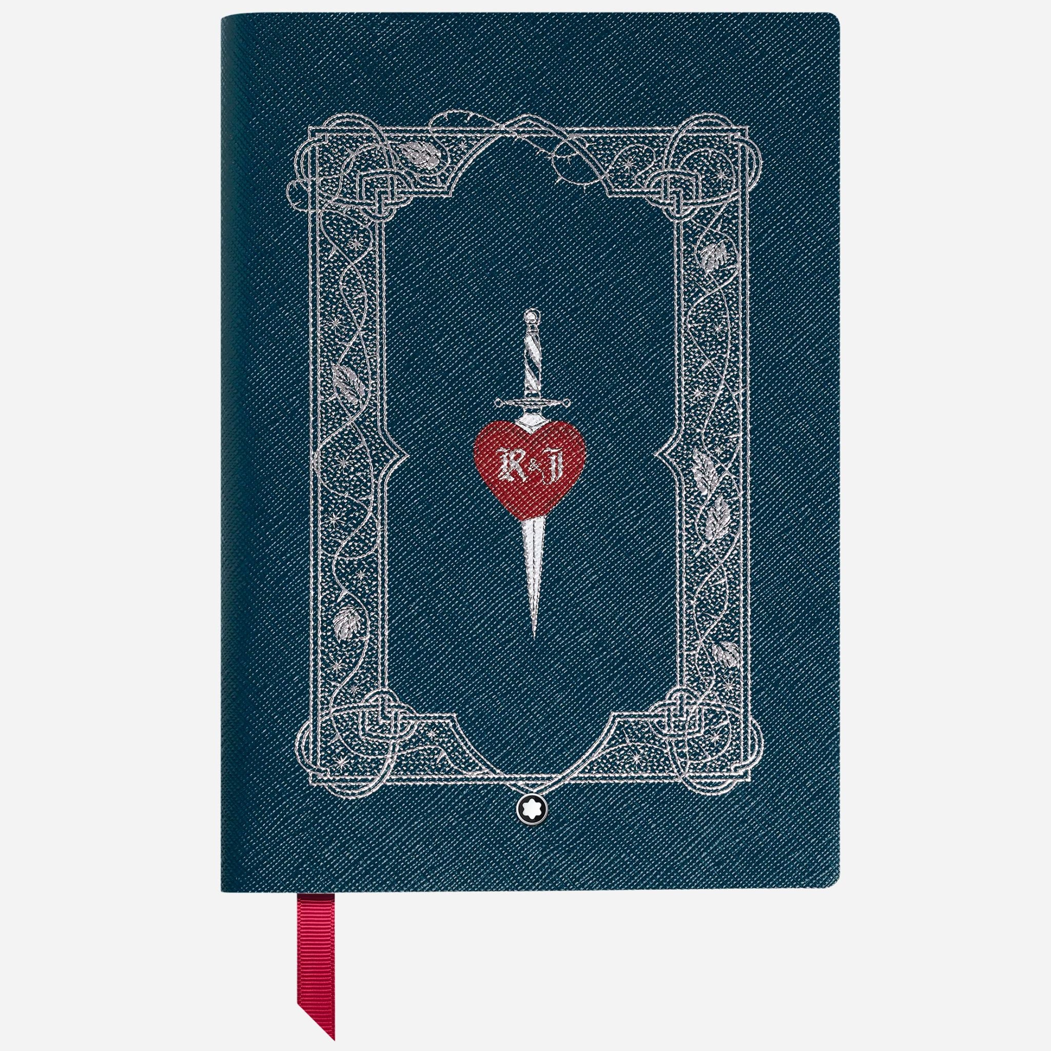 Fine Stationery Medium Romeo & Juliet Green Notebook with Lined Pages ...